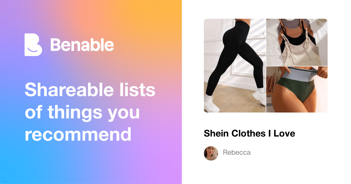 Shein Clothes I Love