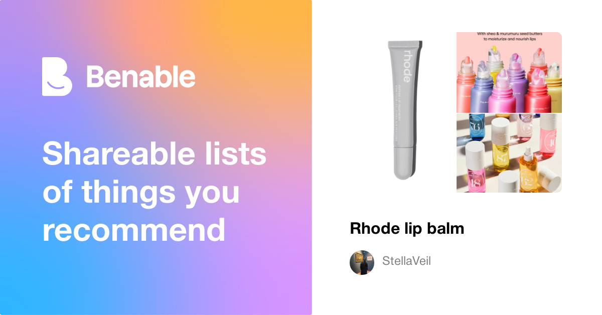 Rhode lip balm