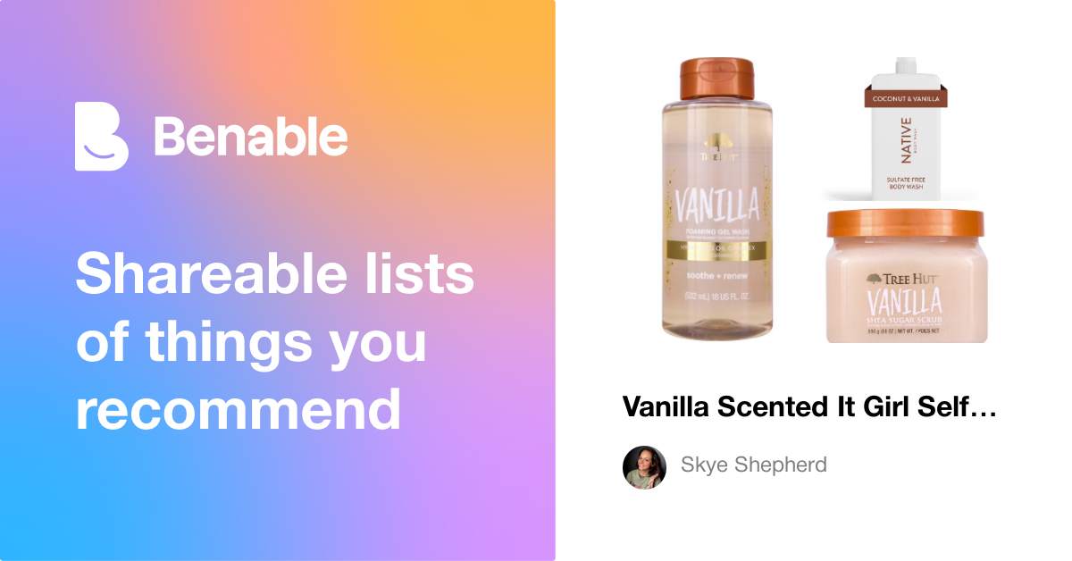 Vanilla Scented It Girl Self Care Routine