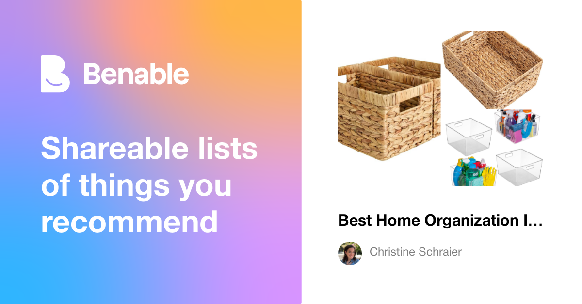 Best Home Organization Items to Declutter & Simplify Your Space