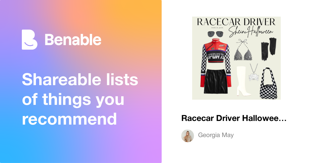 Racecar Driver Halloween Costume | SHEIN DIY Costume Inspo