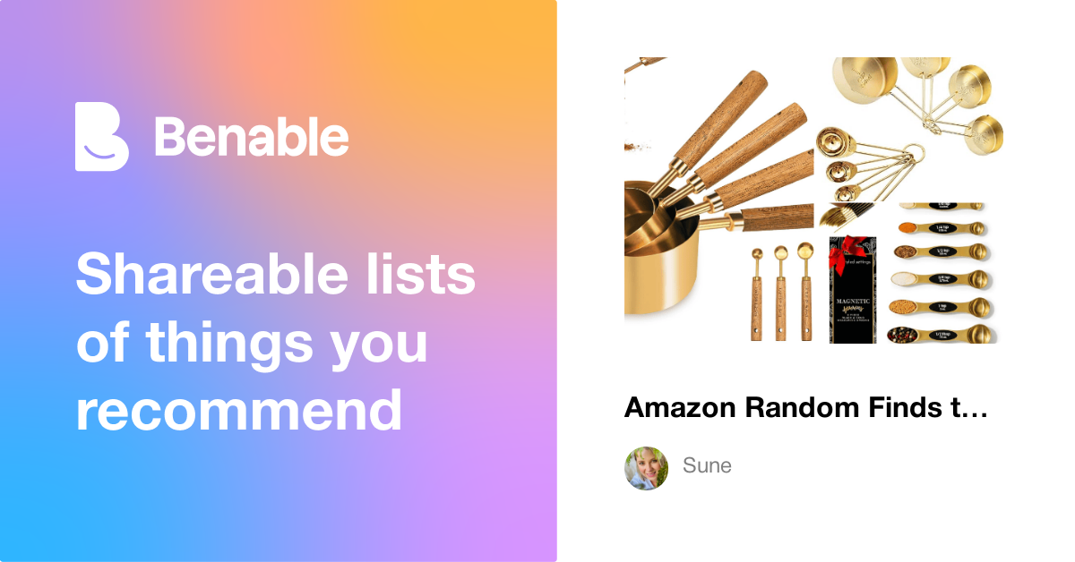 Amazon Random Finds that work well.
