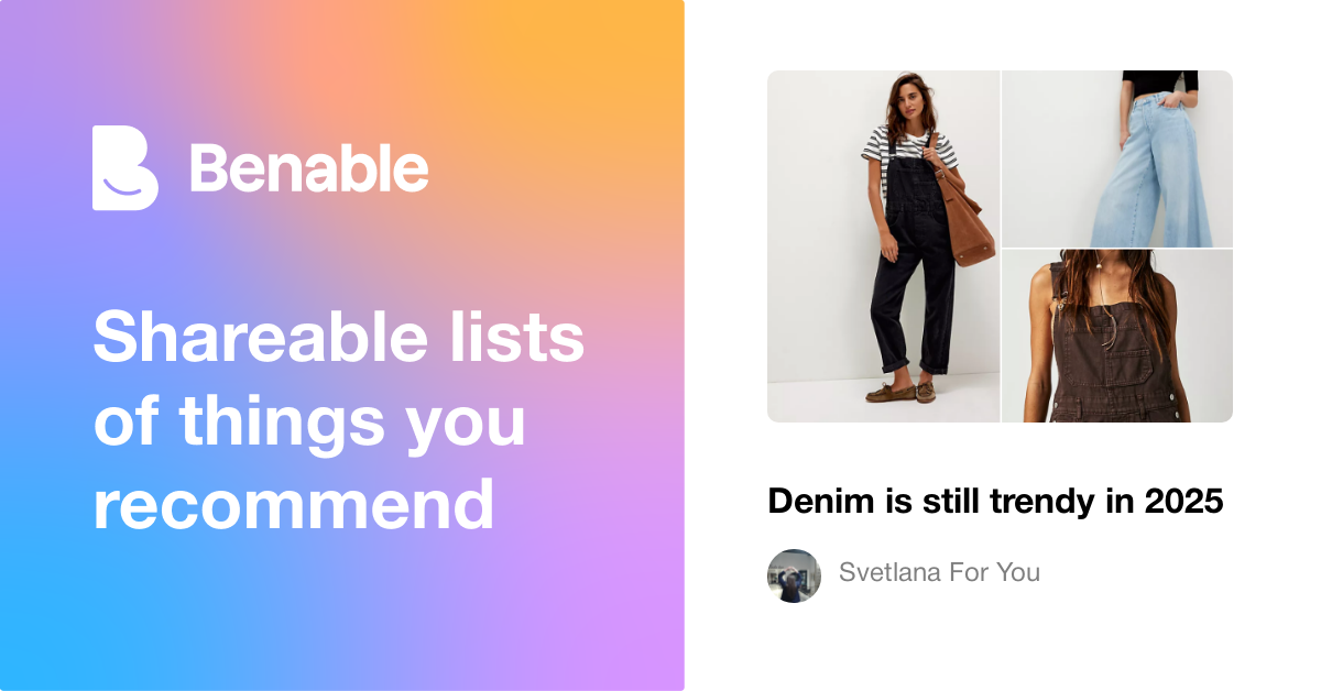 Denim is still trendy in 2025