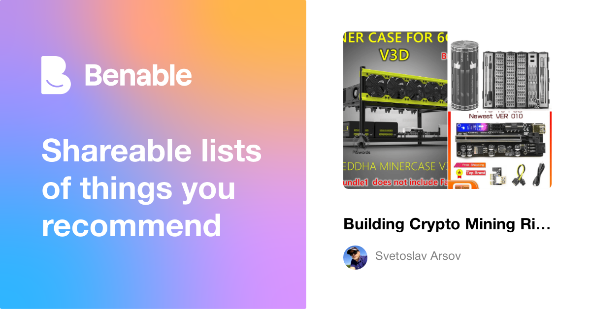 Building Crypto Mining Rig 1