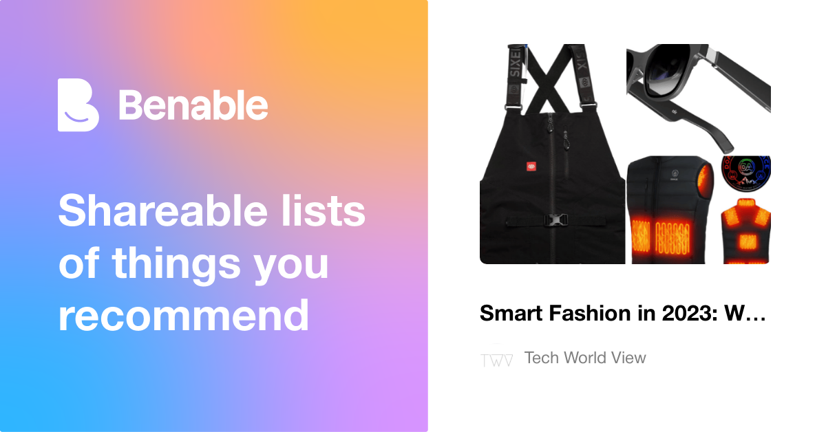 Smart Fashion in 2023: Where Style Meets Functionality