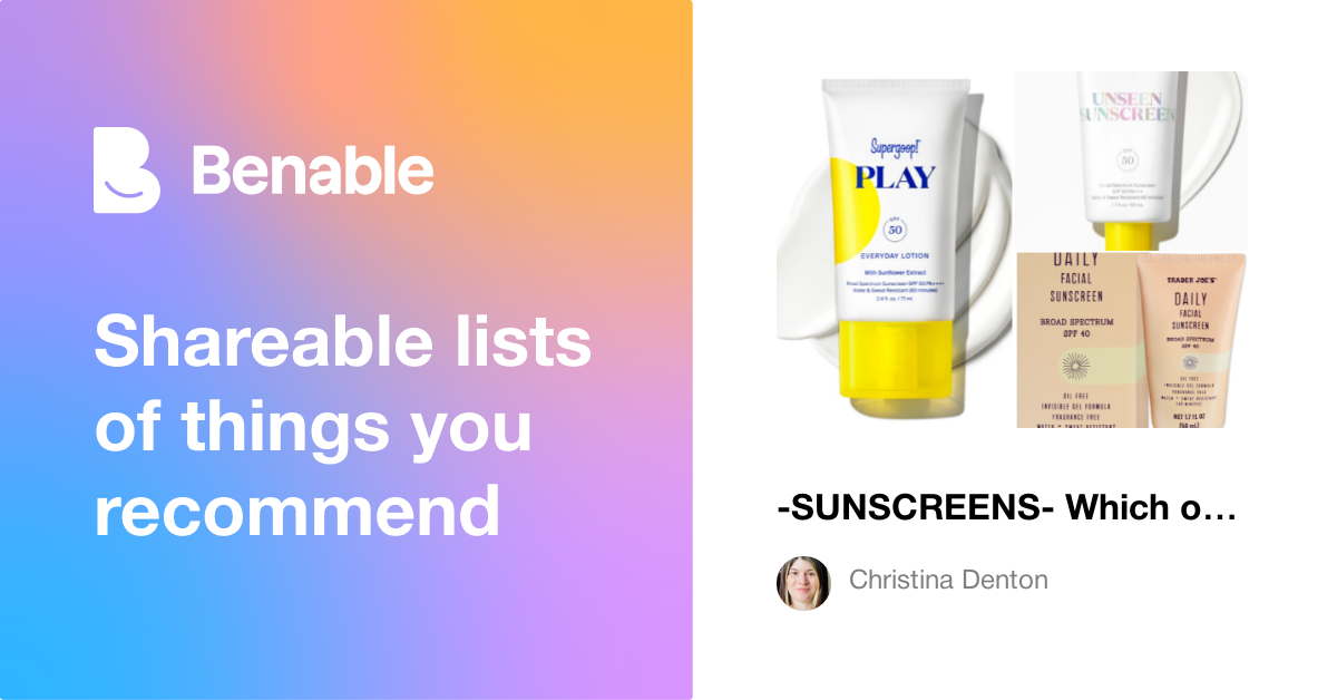 -SUNSCREENS- Which ones are BEST for your skin type?
