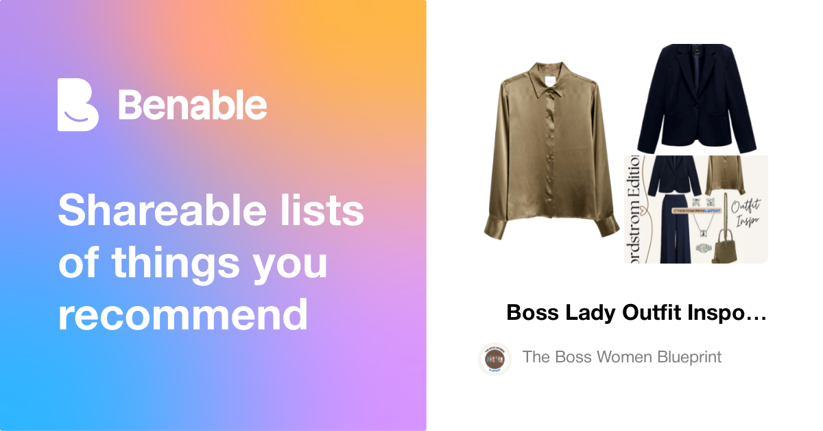 Boss Lady Outfit Inspo #1 💎