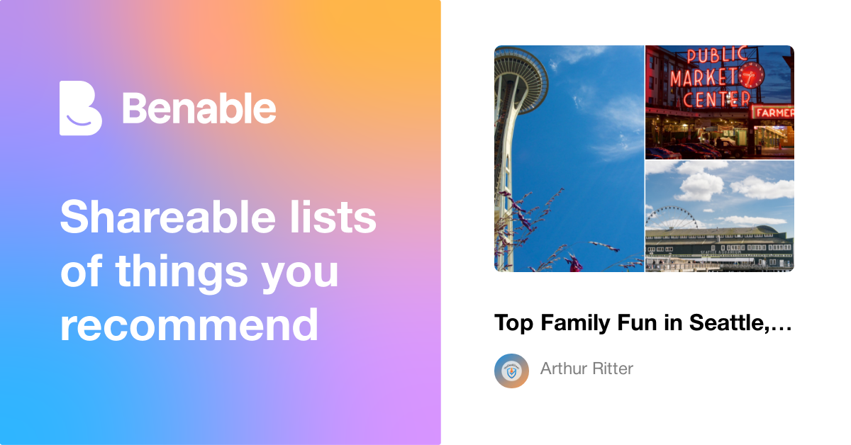 Top Family Fun in Seattle, Washington 2026 Edition: Waterfront, Space ...