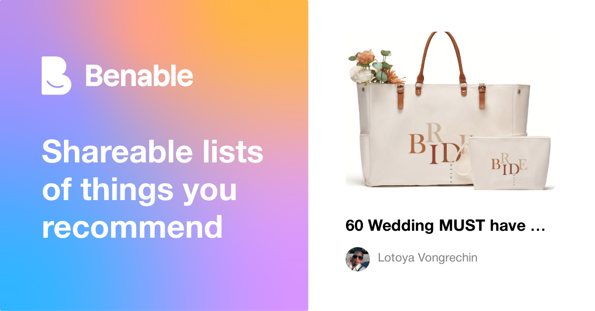 60 Wedding MUST have decor items
