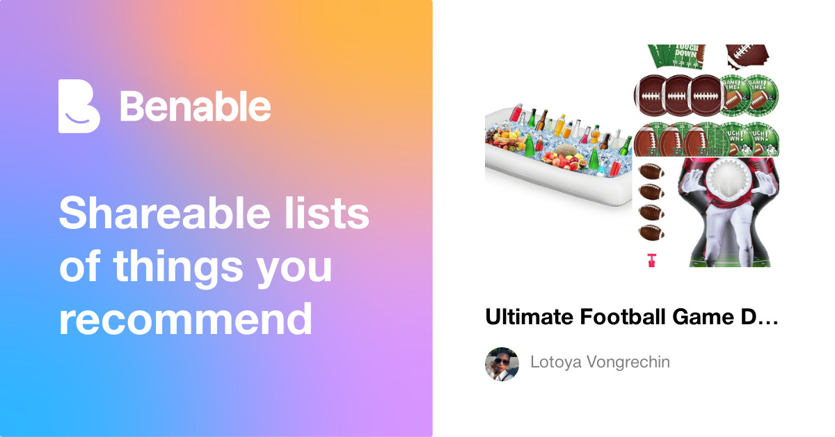 Ultimate Football Game Day Essentials