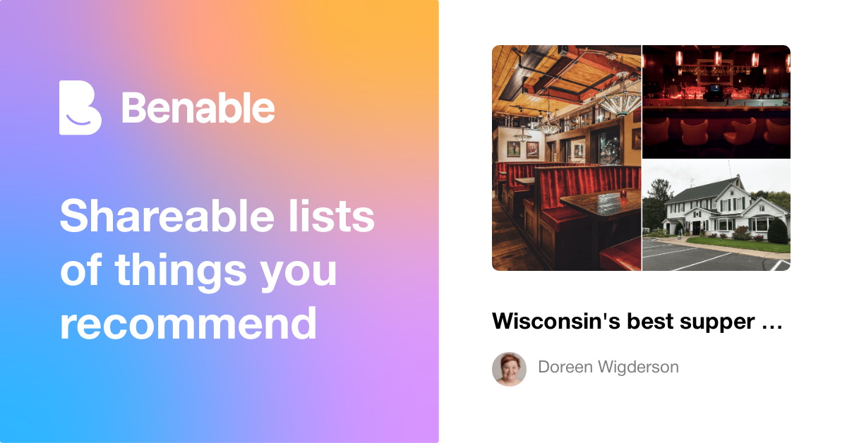 Wisconsin's best supper clubs! A must-visit list!