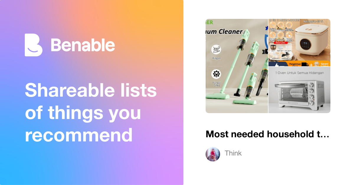 Most needed household tools