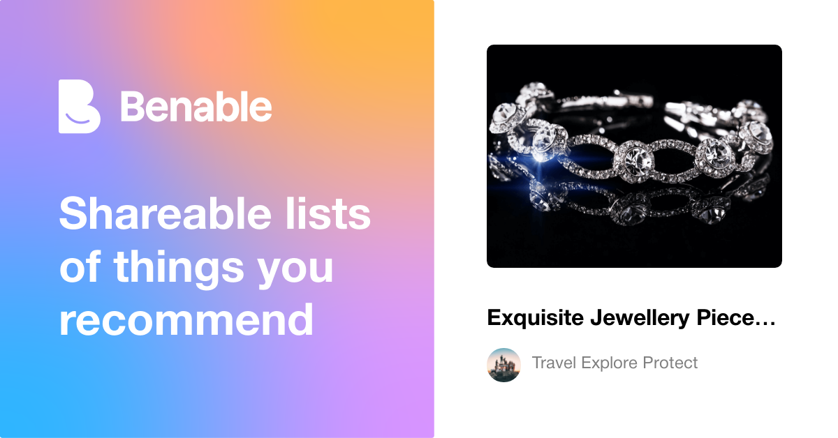 Exquisite Jewellery Pieces For The Glamourous At Heart