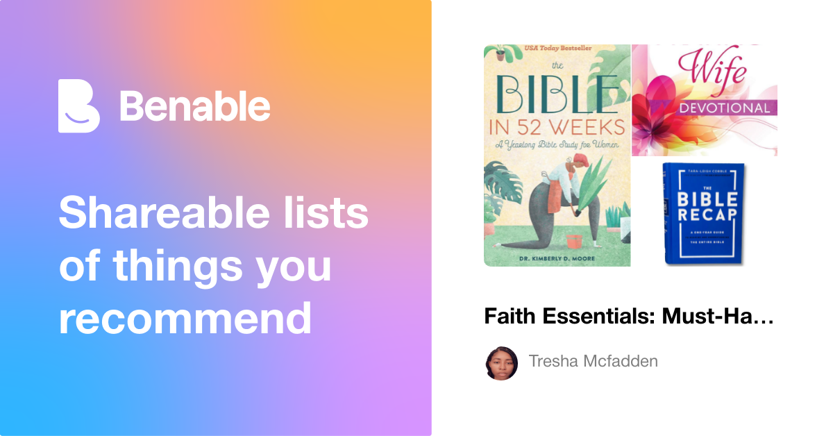 Faith Essentials: Must-Have Resources for Every Christian