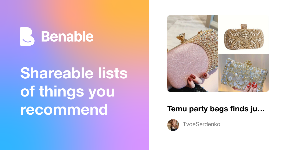 Temu party bags finds just under $30