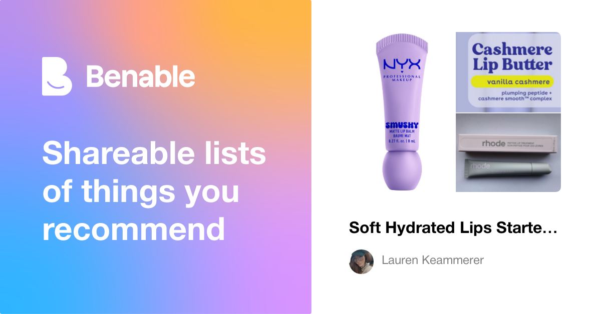 Soft Hydrated Lips Starter Kit 💁‍♀️