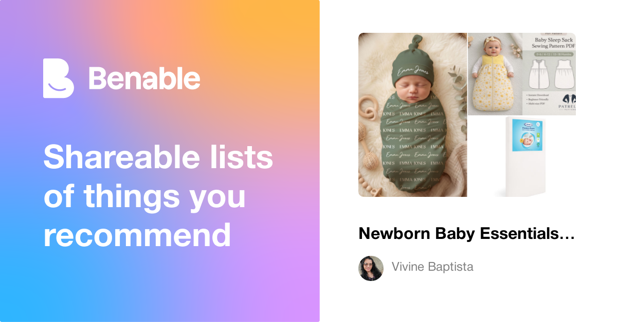 Newborn Baby Essentials Checklist 👶 | Everything First-Time Parents Need