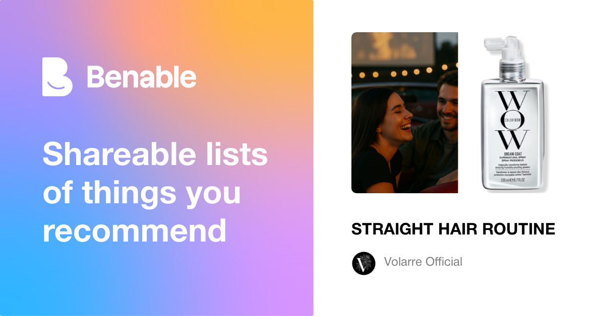 STRAIGHT HAIR ROUTINE