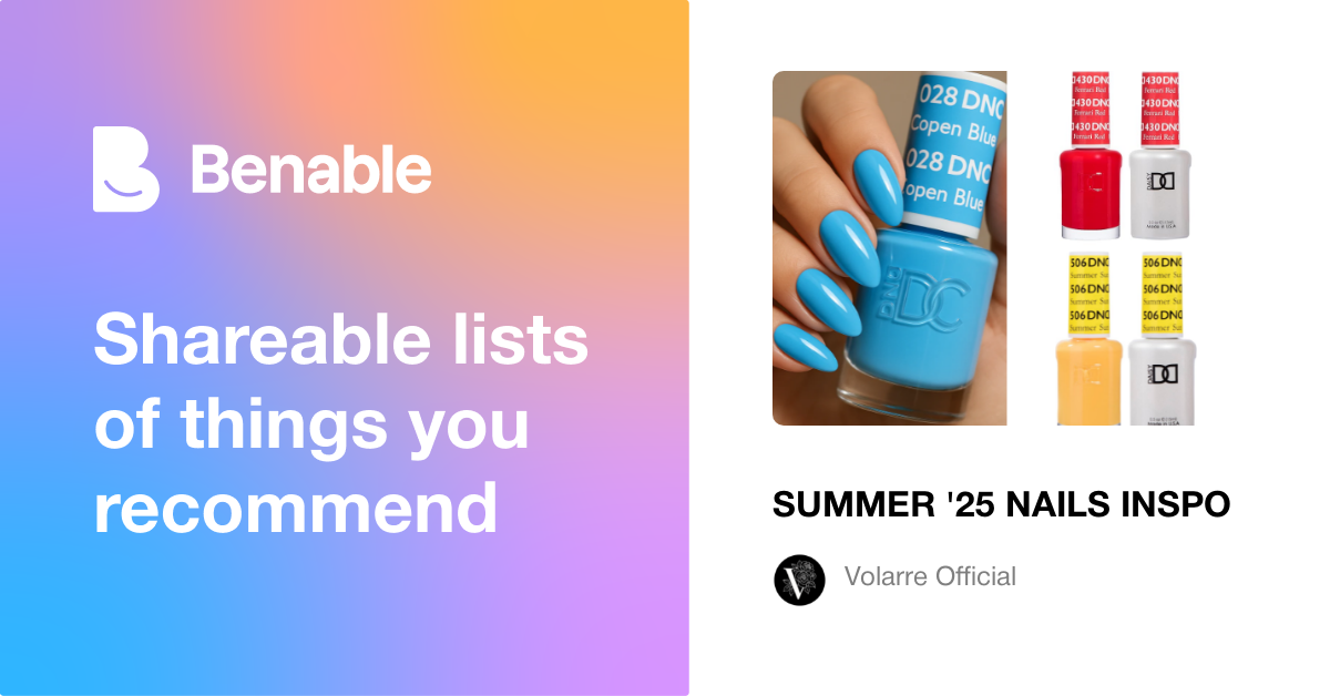 SUMMER '25 NAILS INSPO