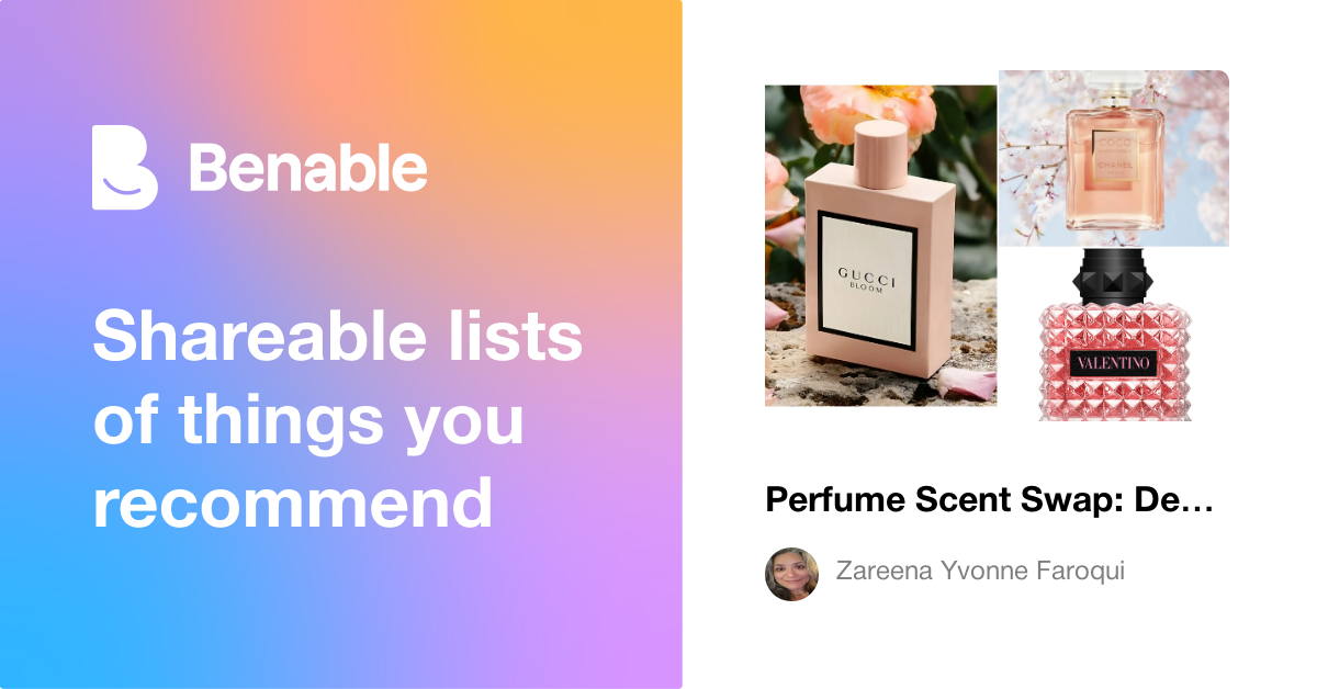 Perfume Scent Swap: Designer Perfumes & Their Most Loved Inspired-bys