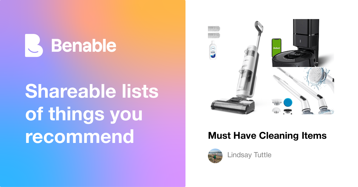 Must Have Cleaning Items