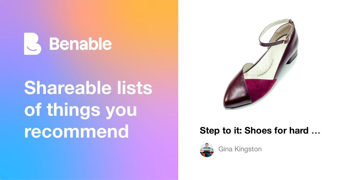 Step to it: Shoes for hard to fit feet