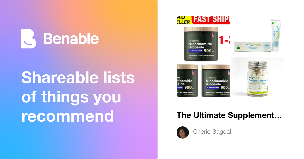 The Ultimate Supplement List