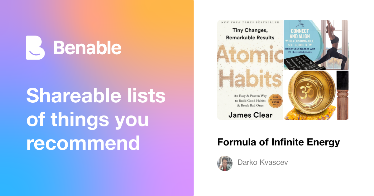 Formula of Infinite Energy