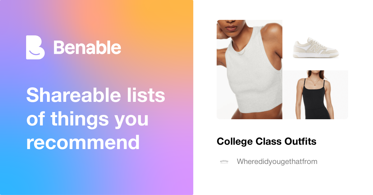 College Class Outfits