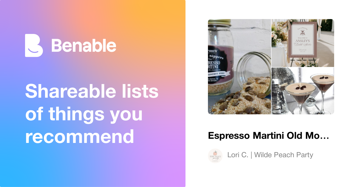 Espresso Martini Old Money Wedding Theme