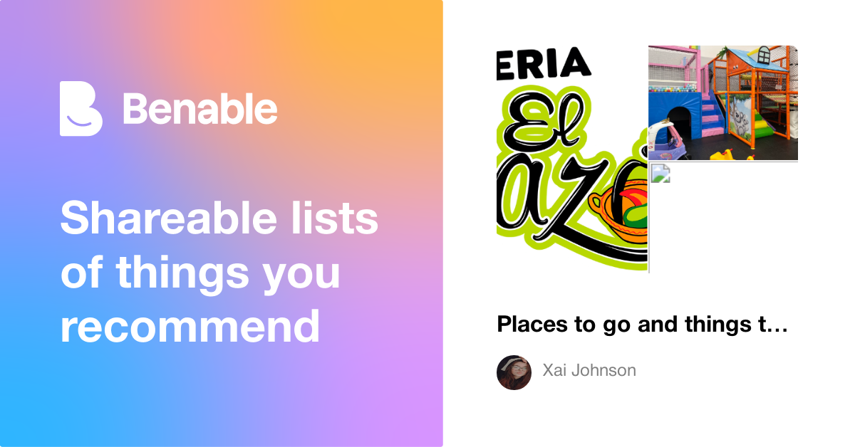 Places to go and things to do