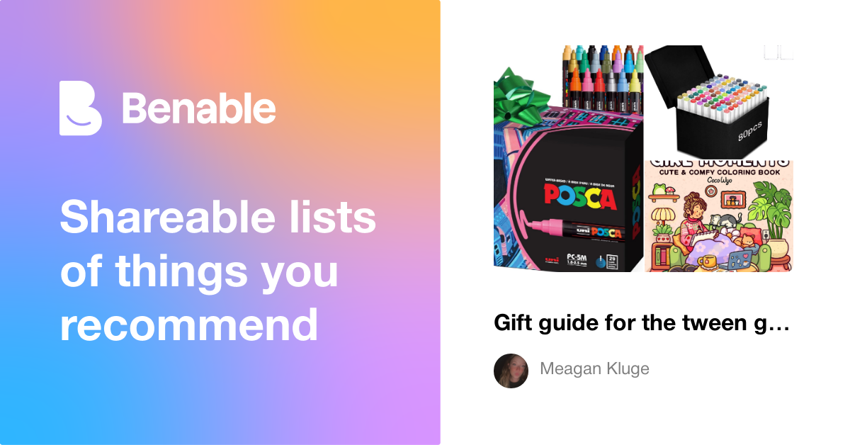 Gift guide for the tween girls