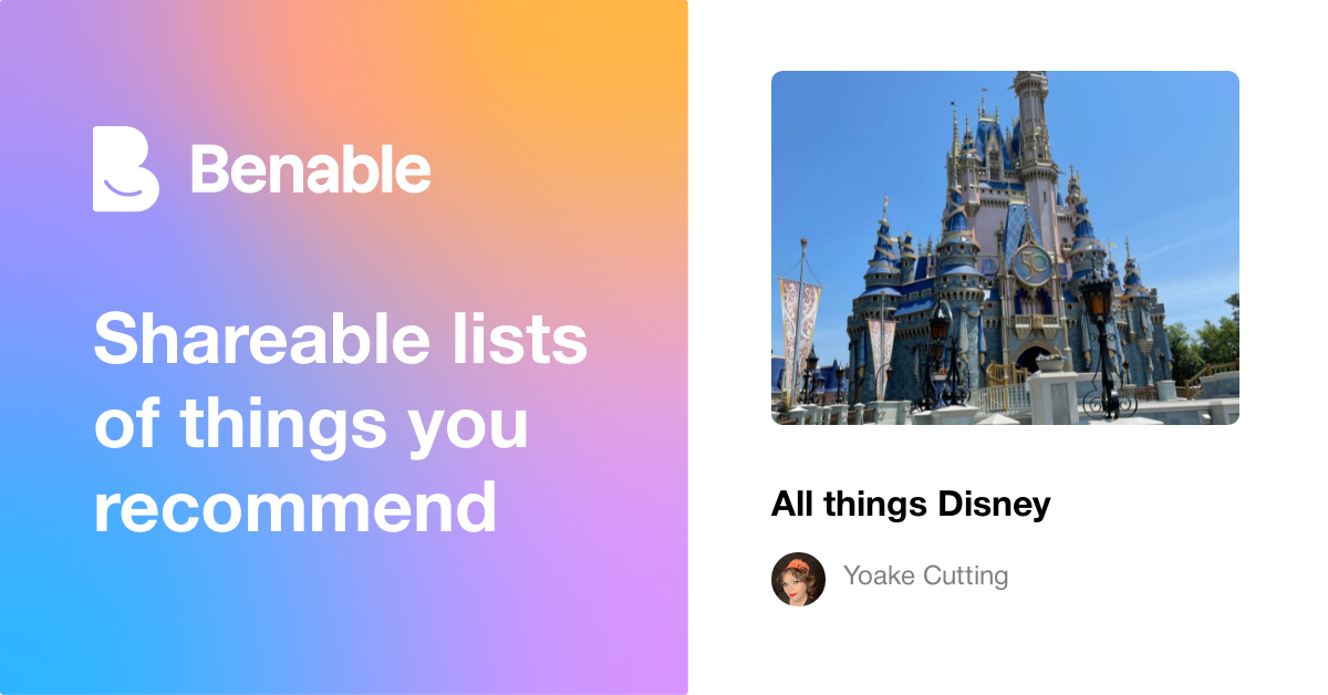 All things Disney