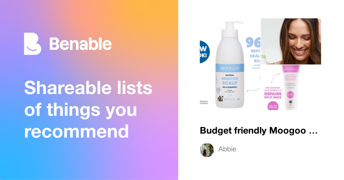 Budget friendly Moogoo must have products for every skin and hair type