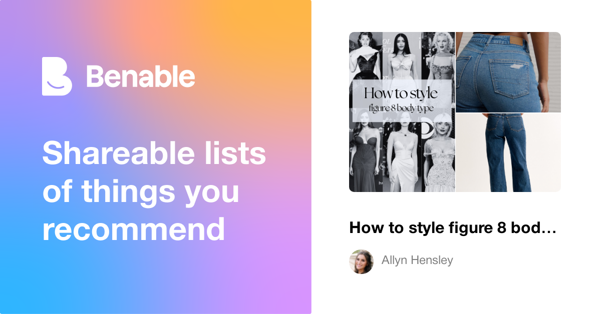 How to style figure 8 body type!