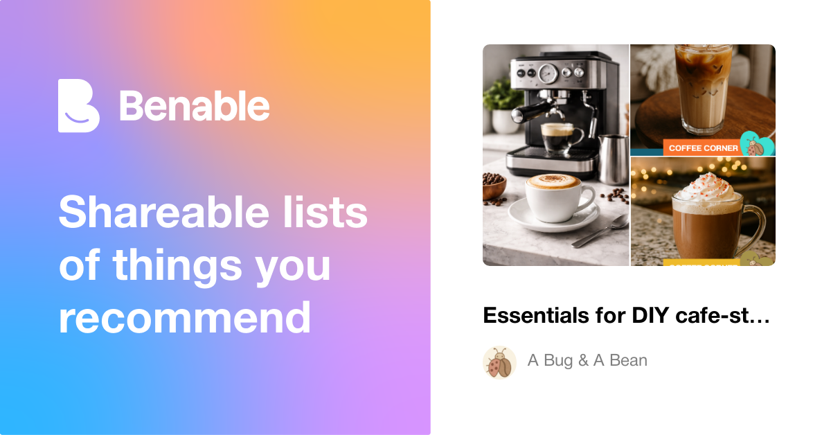 Essentials for DIY cafe-style Coffee at Home (with recipes)