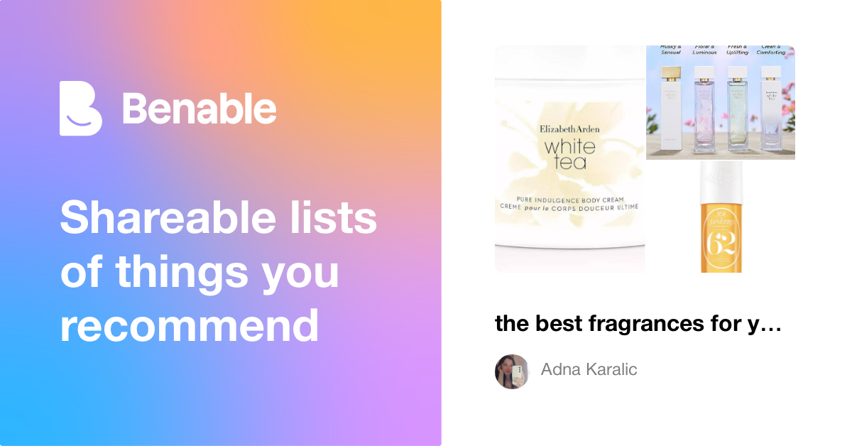 the best fragrances for your body 🤍
