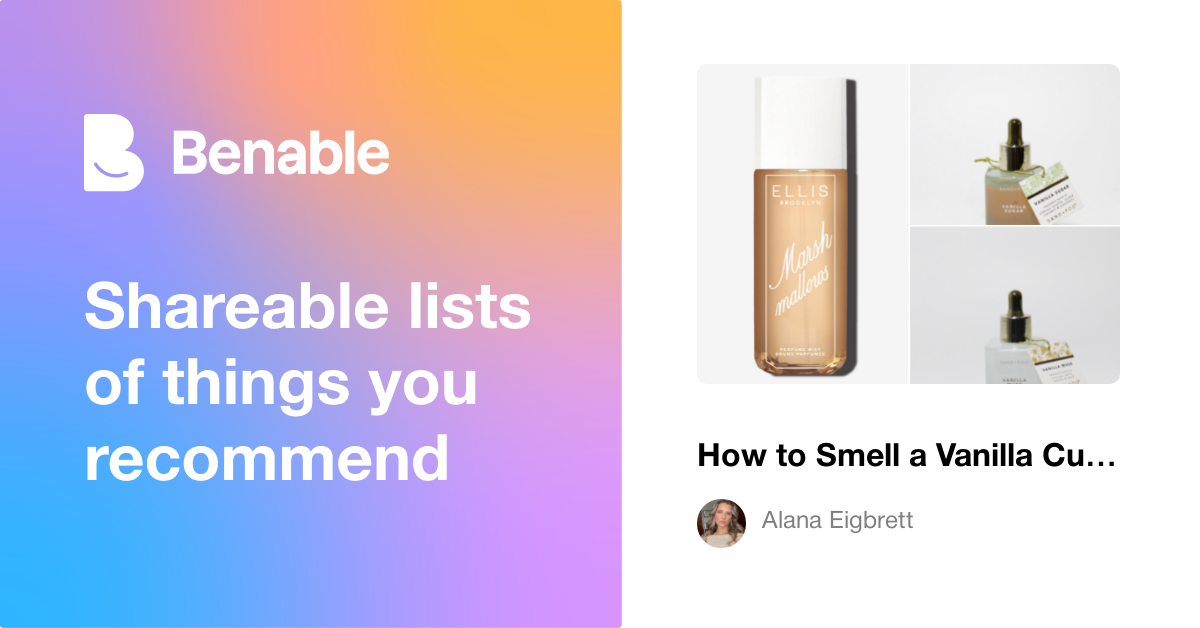 How to Smell a Vanilla Cupcake