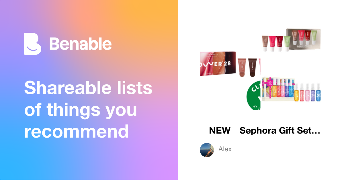 NEW Sephora Gift Sets Actually Worth Your Money