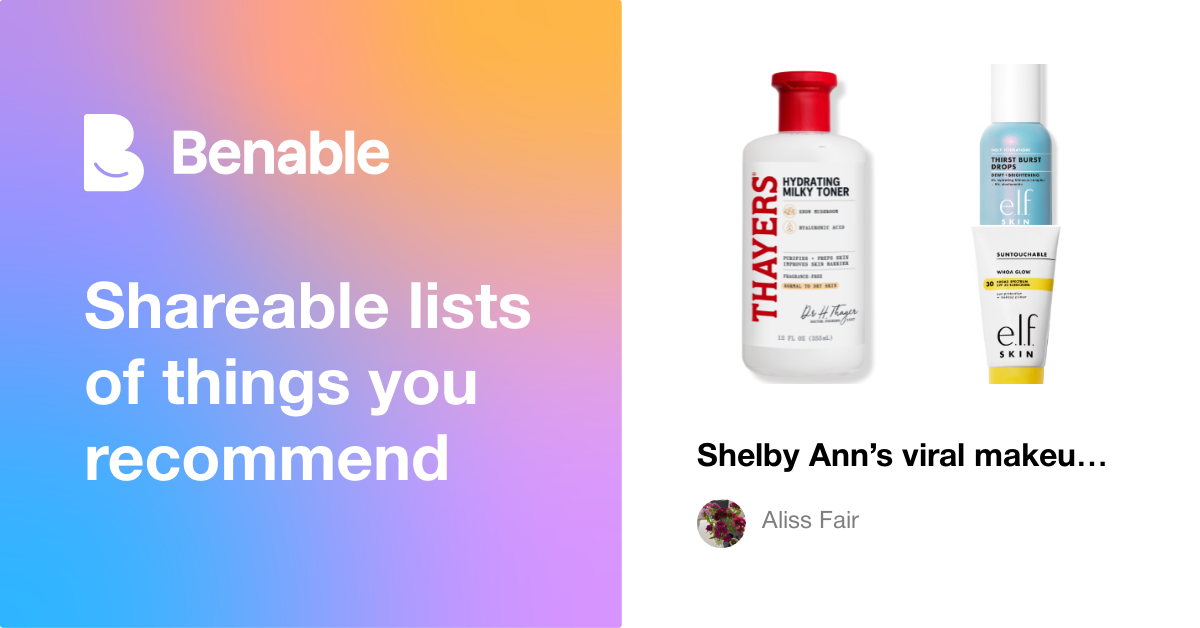 Shelby Ann’s viral makeup routine 💄