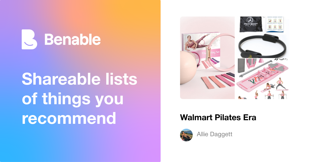 Walmart Pilates Era 💪