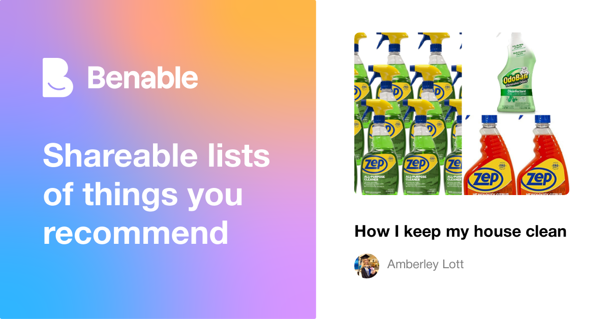 How I keep my house clean