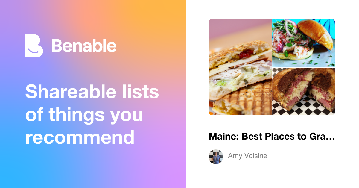 Maine: Best Places to Grab a Sandwich