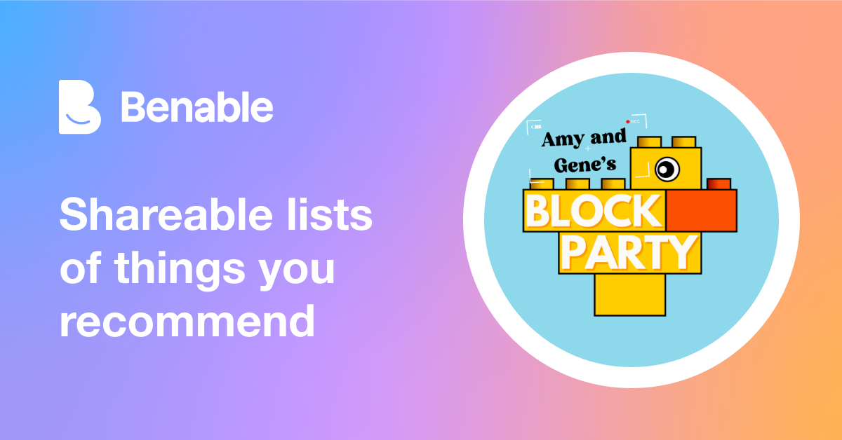 Everything @amycatescorner recommends - Benable