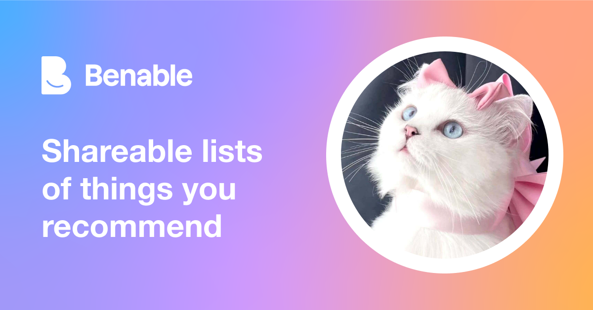 Everything @angelsbeforeman (sani ♡) recommends - Benable