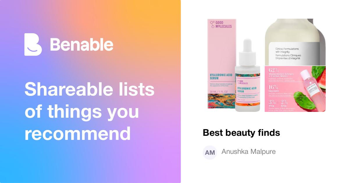 Best beauty finds