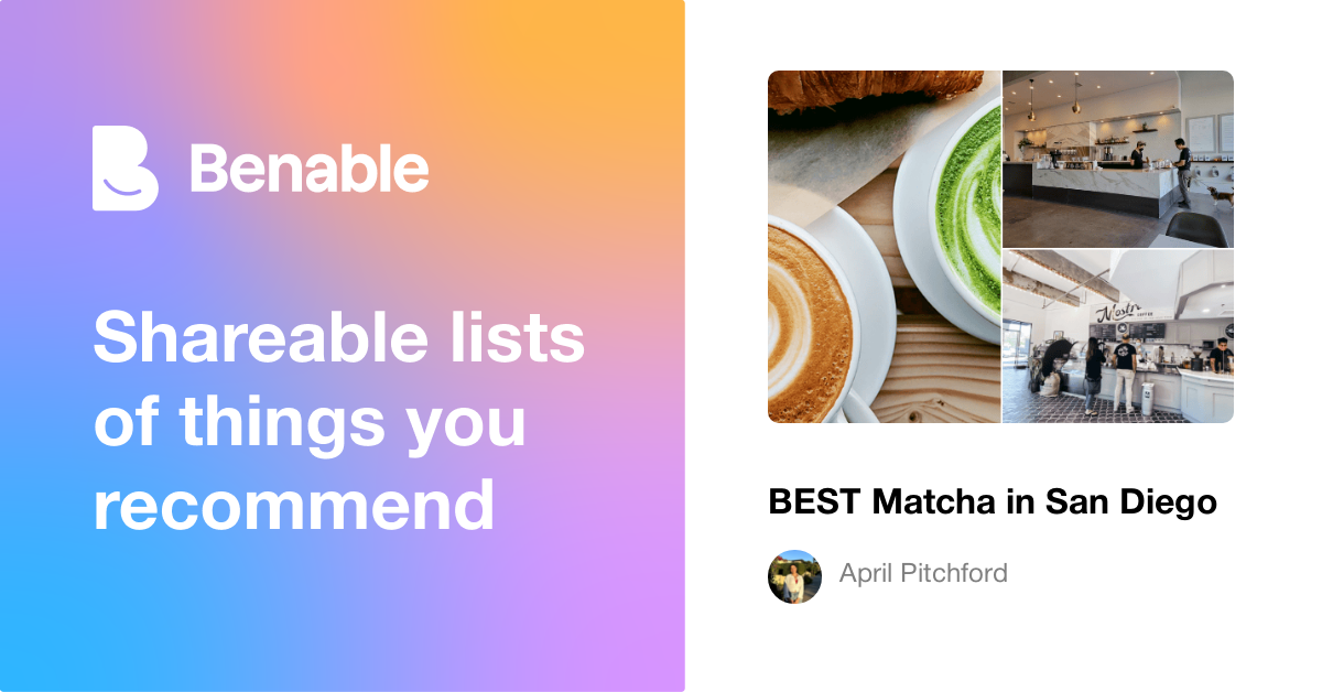 BEST Matcha in San Diego