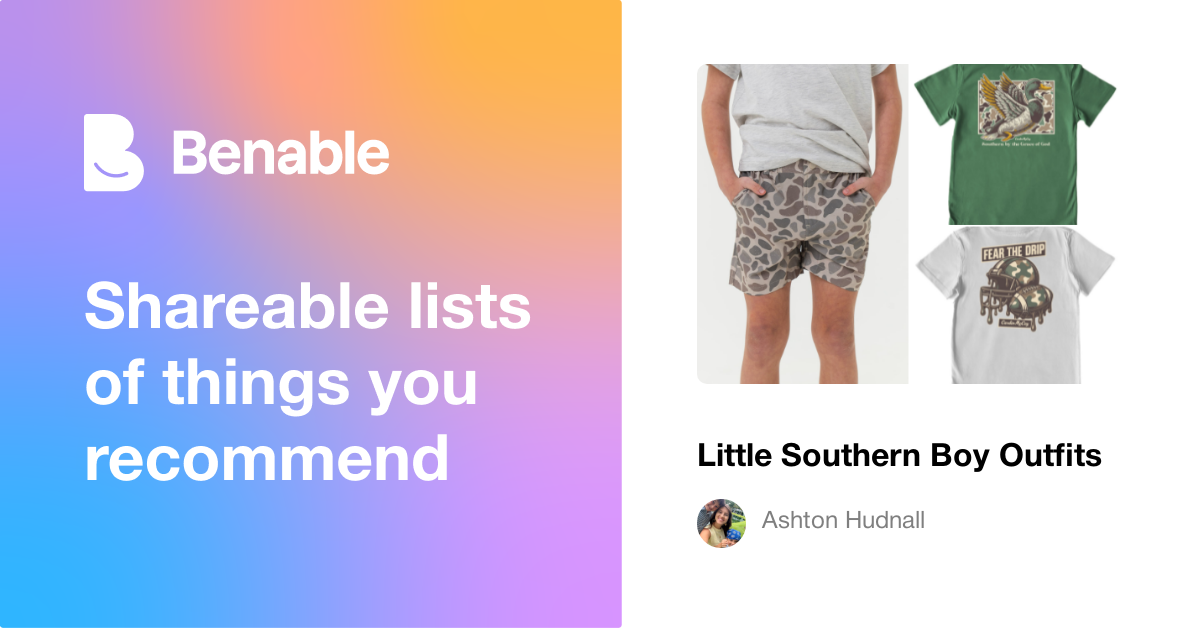 Little Southern Boy Outfits