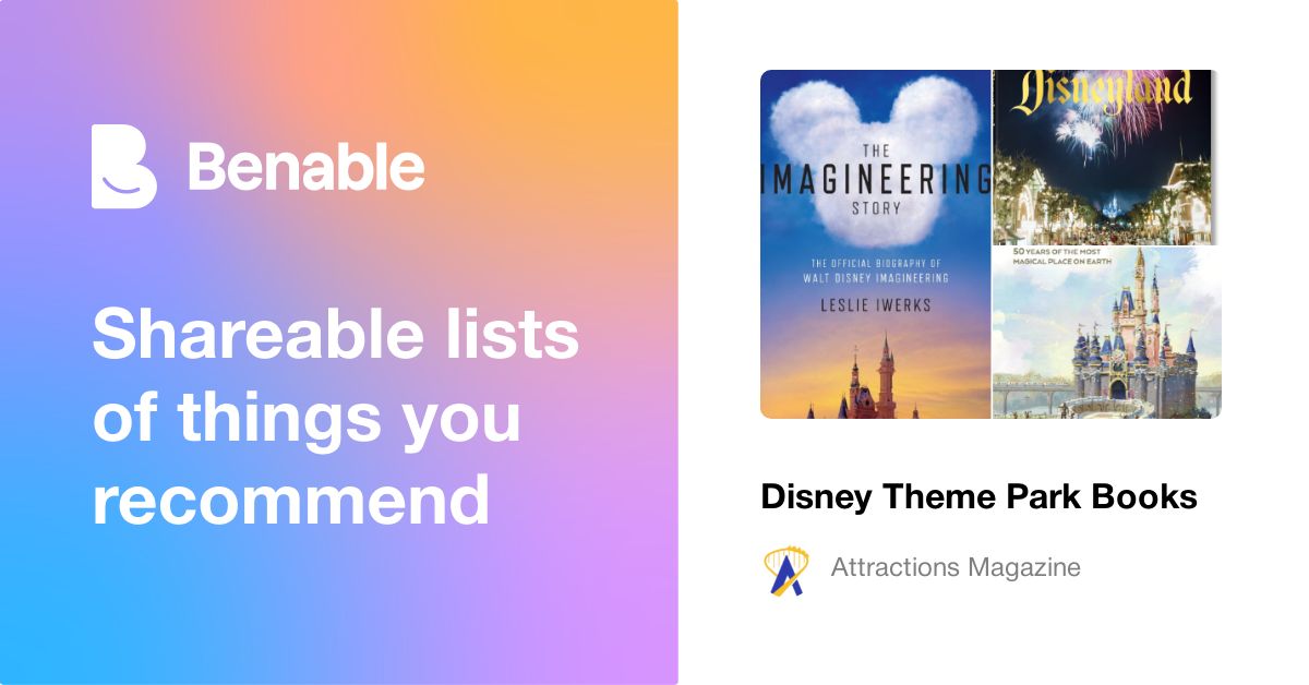 Disney Theme Park Books