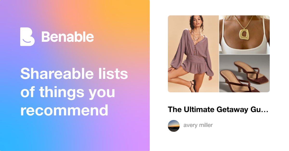 The Ultimate Getaway Guide